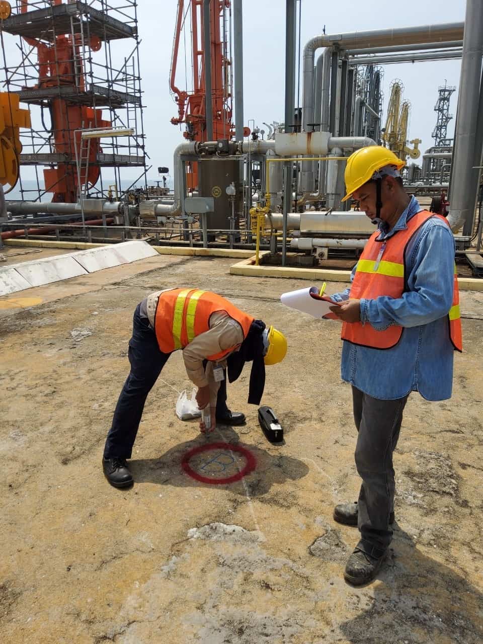 ทดสอบโครงสร้างท่าเทียบเรือ WF2 IRPC PORT - COSMO CTC