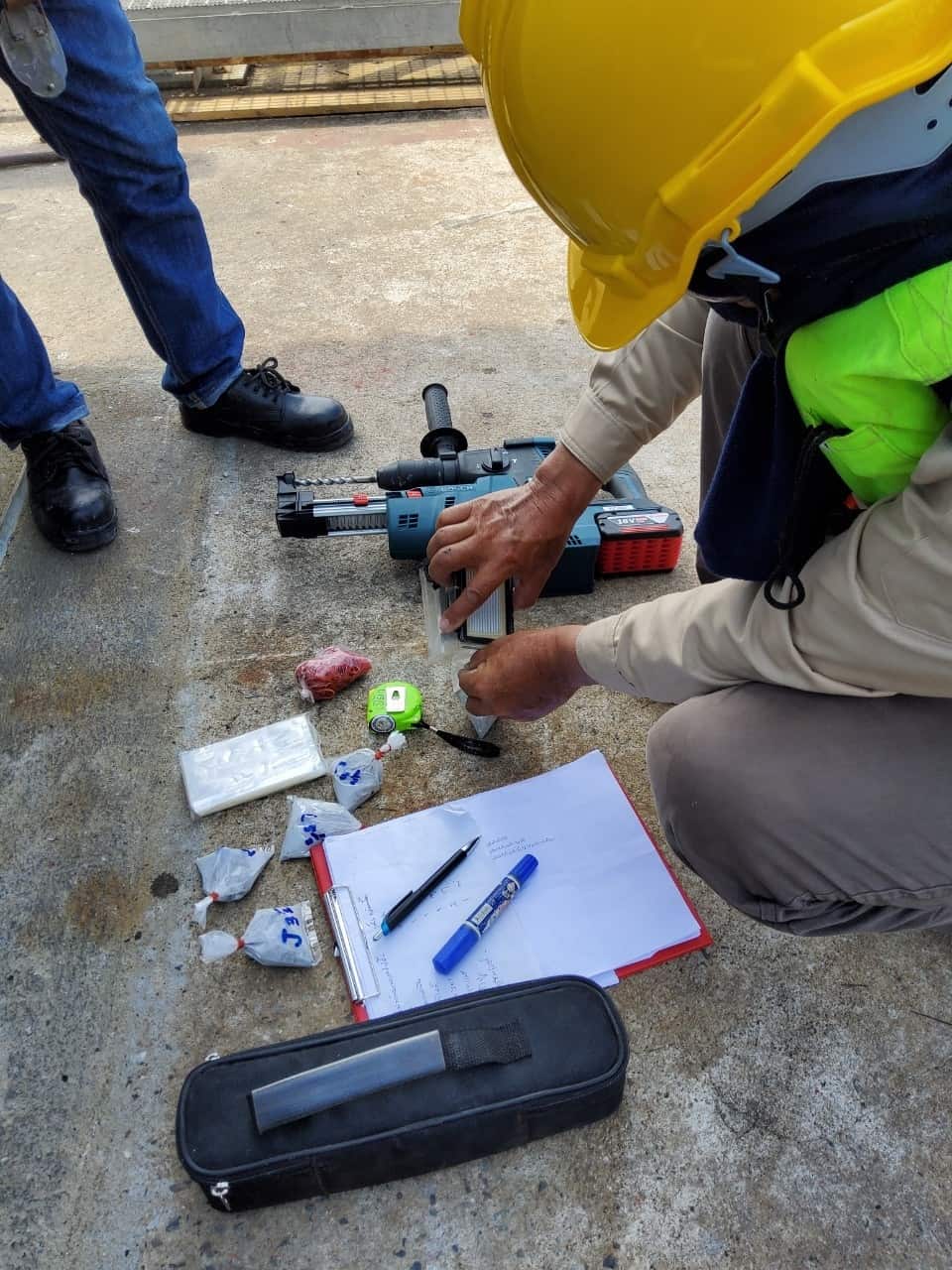 ทดสอบโครงสร้างท่าเทียบเรือ WF2 IRPC PORT - COSMO CTC